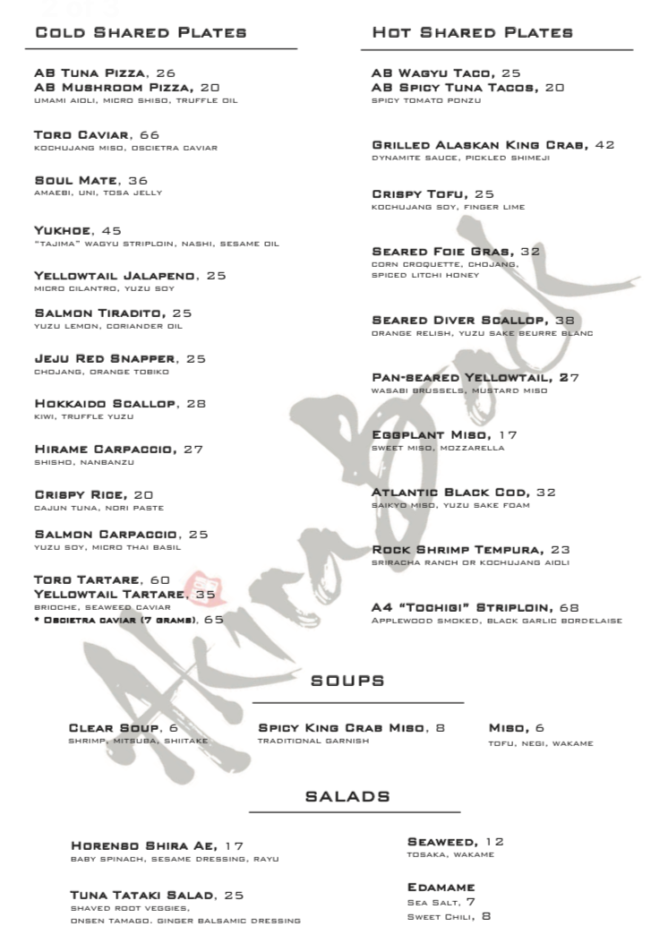 THE AKIRA BACK REVIEW – fatsochef